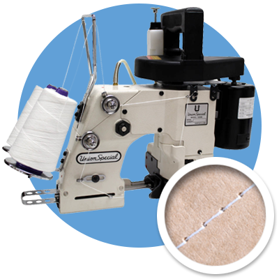 Union Special 5200A Portable Bag Closing & Geotextile Machine